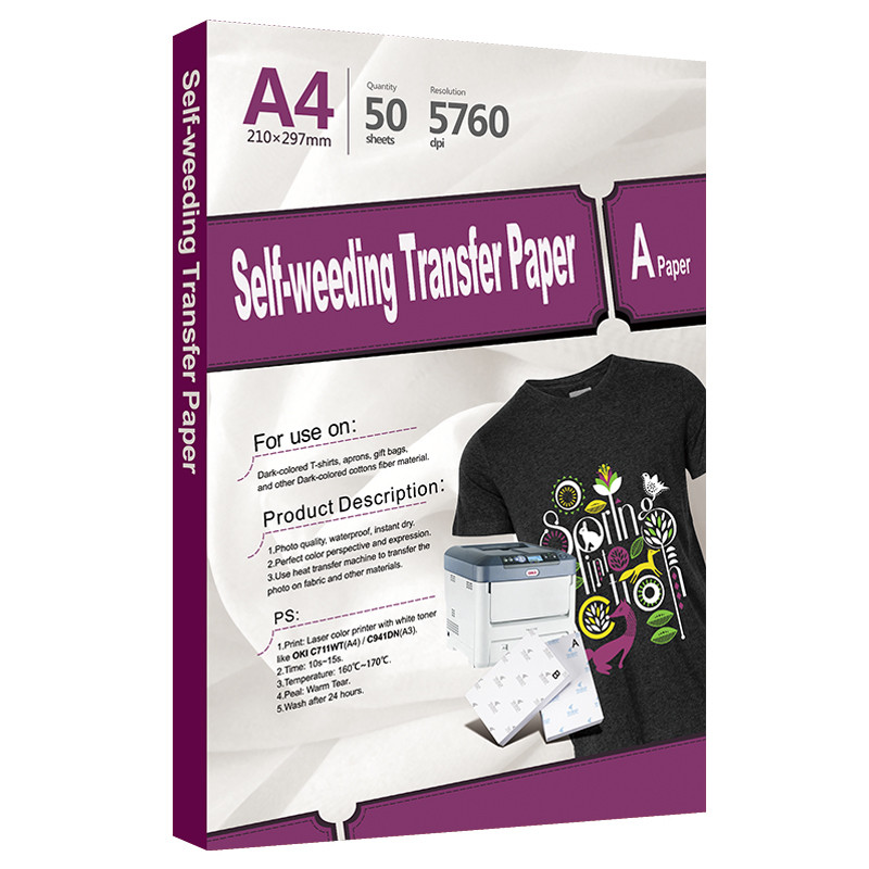 Buy Forever Dark No Cut Laser Transfer Paper Self Weeding Transfer ...