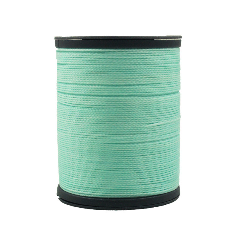 Buy Galaces 0.65mm Polyester Round Wax Thread, Hand-sewn Leather Waxed ...