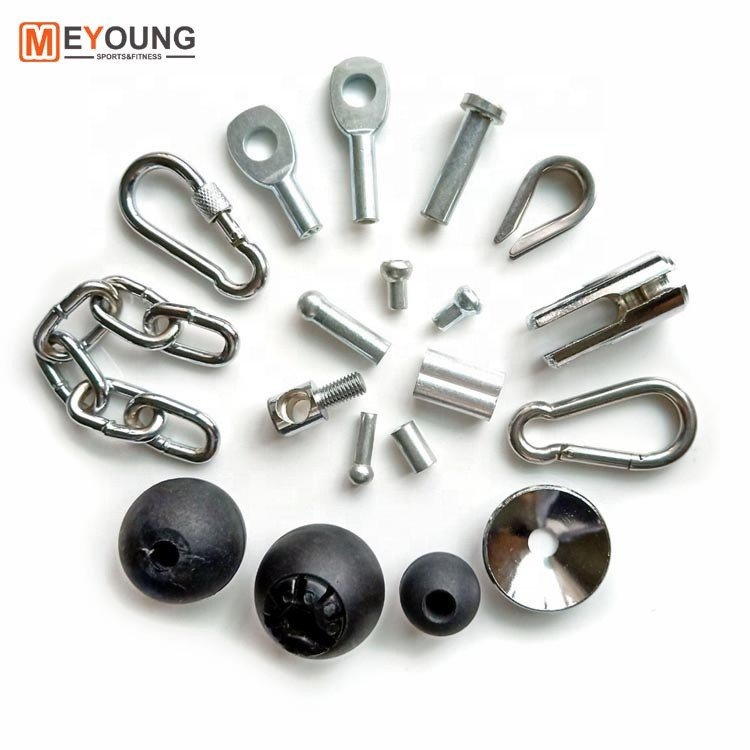 Buy Gym Cable Wire Rope Accessories Gym Cable Ends Replacement Fitness ...