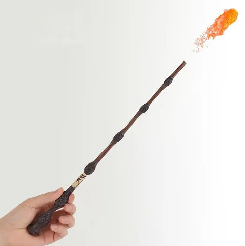 Buy Halloween Party Harry Wizard Potter Wand Shoots Fire Ball ...