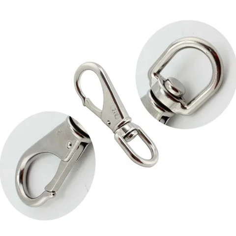 Buy Hardware Items Rigging Dog Leash Swivel Carabiner Stainless Steel ...