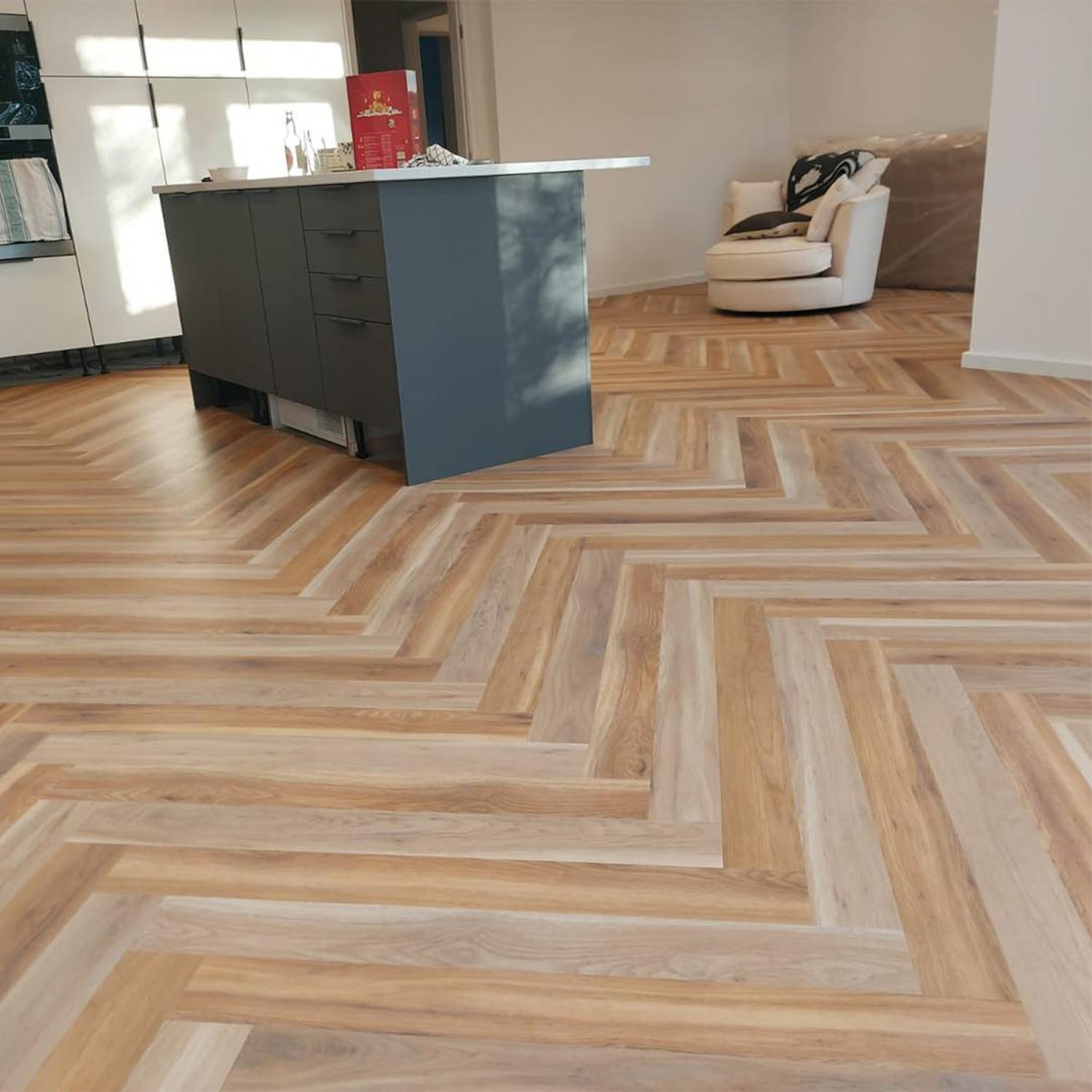 Buy Herringbone Click Spc Flooring from Hebei Trioflor Flooring Tech Co ...