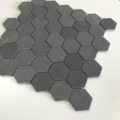 Buy Hexagon Marble Mosaic Natural Stone Basalt Price Wood Grain Marble ...