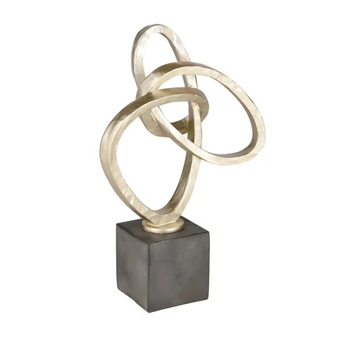 Buy High Selling Metal Sculpture Object In Round Irregular Shape With ...