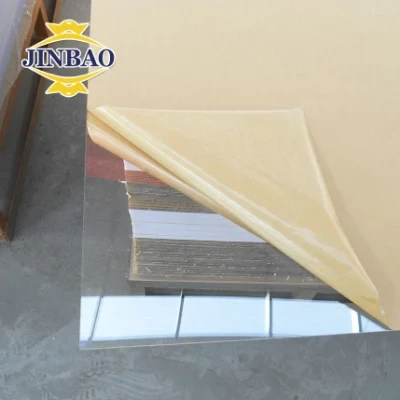 Buy Jinbao 1220*2440mm 3mm Custom Advertising Transparent Gold Marble ...