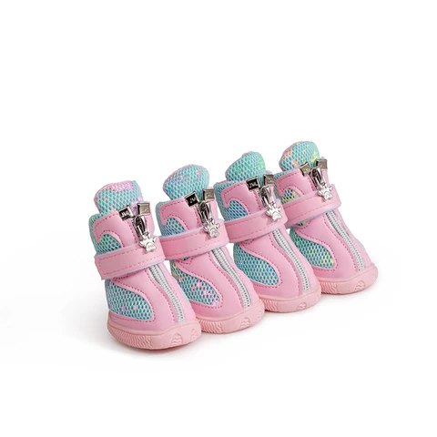 Buy Jml Colorful Dog Shoes Mesh Dog Boots Dog Shoes Cute All Seasons ...