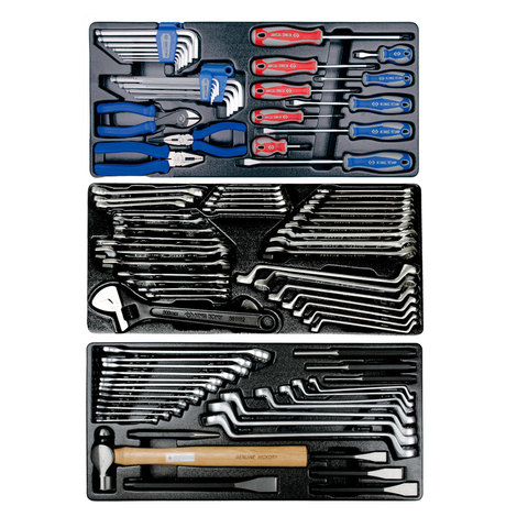 Buy King Tony 219 Pcs Hand Tool Box Tool Set Steel Socket Set Metal ...
