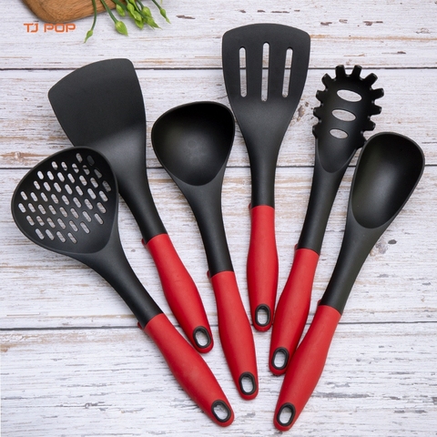 Buy Kitchen Utensil Set 6 Piece Nylon Cooking Nylon Accessories Tools ...