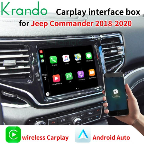Buy Krando Android Auto Wireless Apple Carplay Interface Box For Jeep ...