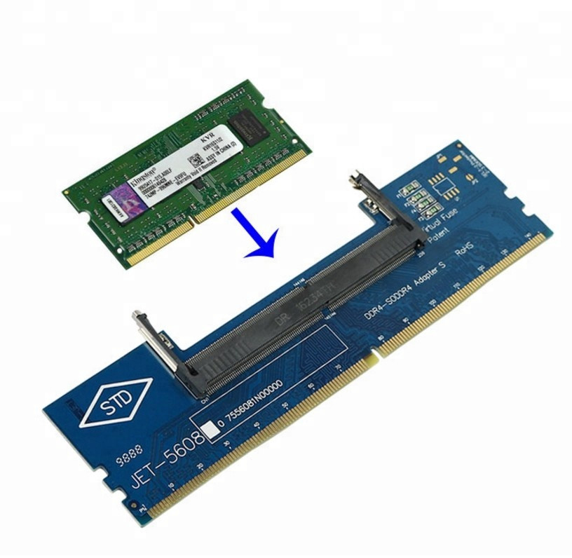 Buy Laptop Ddr4 Ram To Desktop Adapter Card Memory Tester So Dimm To ...