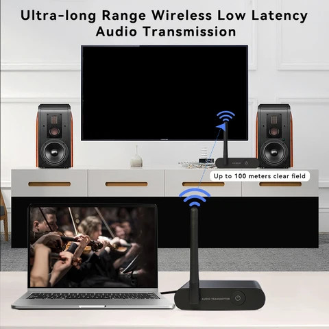 Buy Low Latency 2.4g Wireless Audio Transmitter Receiver from Shenzhen ...