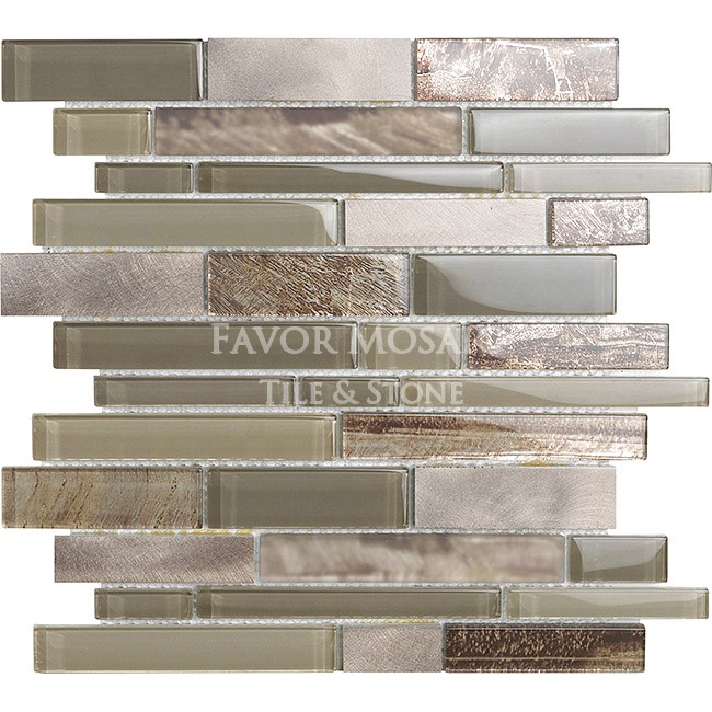 Buy Matt Frosted Surface Random Brick Kitchen Backsplash Tiles Glass ...