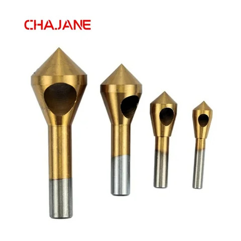 Buy Metal Cutting Drill Titanium Coated Countersink Deburring Tool ...