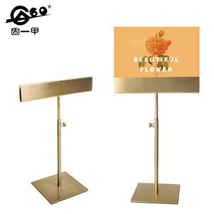 Buy Metal Table Poster Display Poster Tabletop Display, Double Sided ...