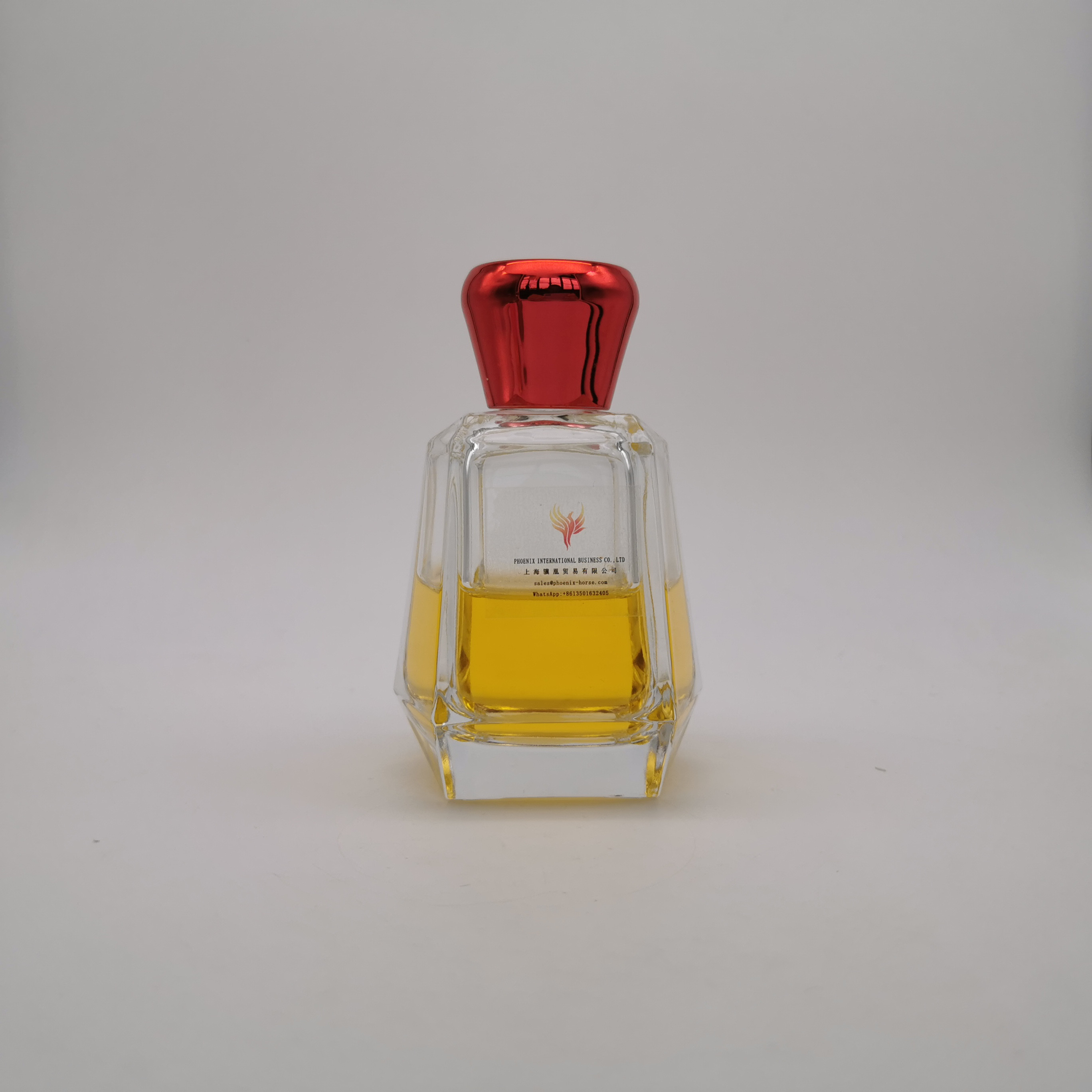 Buy New Design Custom Prism Shape Clear Glass Perfume Bottle Glass With ...