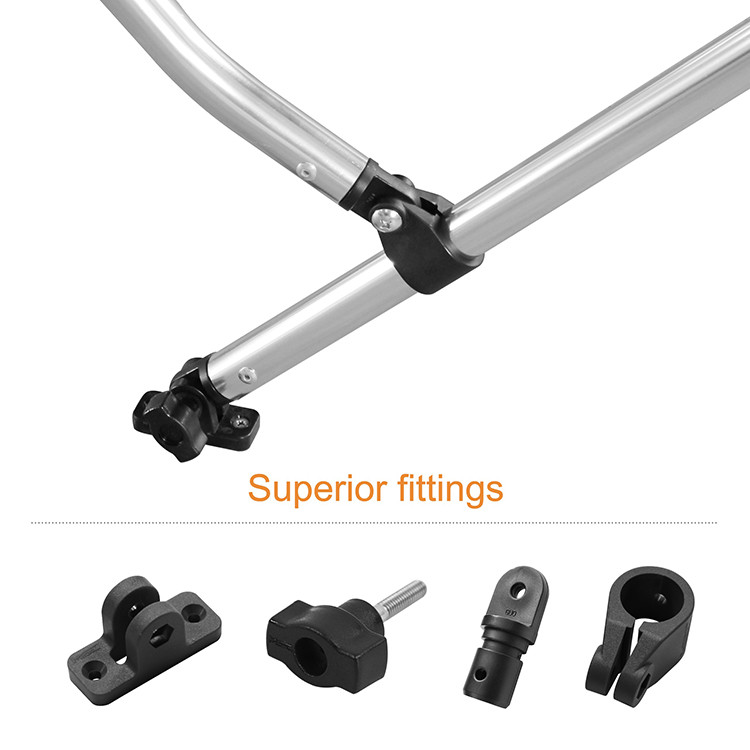 Buy Nhcx 14 Years Factory 3 Bow Aluminum Bimini Top With 2 Straps & 2 ...