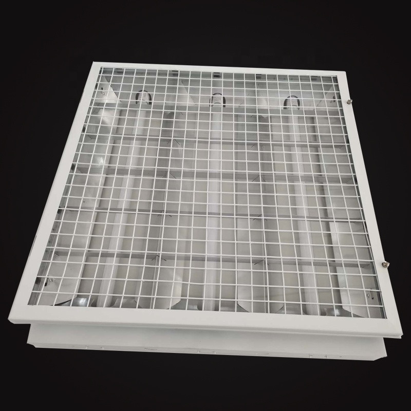 Buy Office Lighting G13 Grating Lamp Panel Matte Aluminum Grating Iron ...