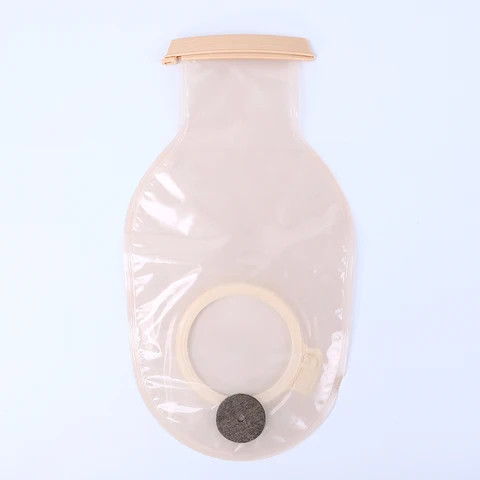 Buy One Piece Drainable Disposal Non-woven Fabric Stoma Bag Ostomy ...