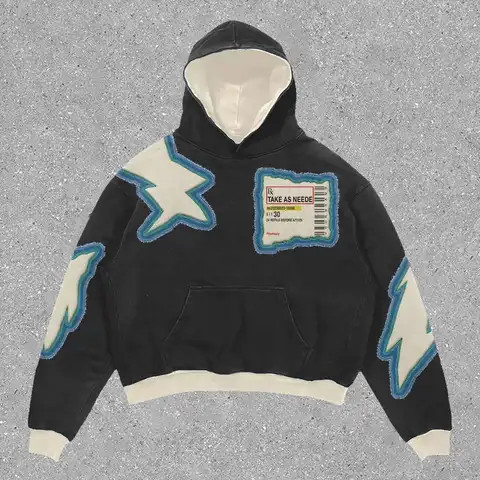 Buy Oversized Custom Terry Embroidery Patch Applique Patchwork Vintage ...