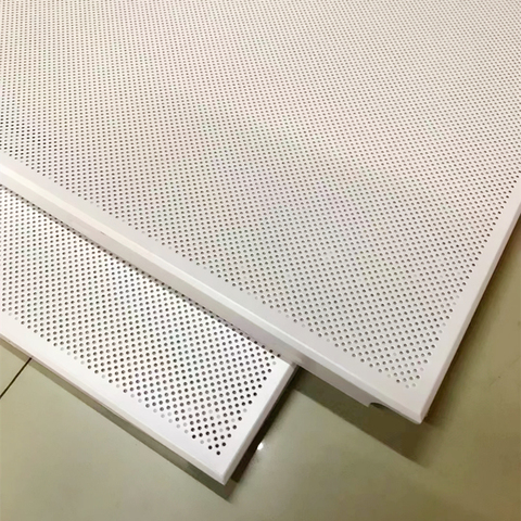 Buy Perforated Metal Suspended Ceiling Tiles Custom Color Aluminum ...
