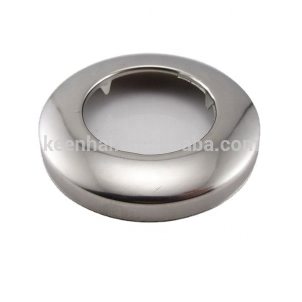 Buy Polished Stainless Steel Decorative Handrail Base Plate Cover from ...