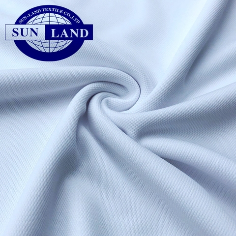 Buy Polo Shirt Material Coolpass Yarn Knitted Wicking Dry Fit Polyester ...