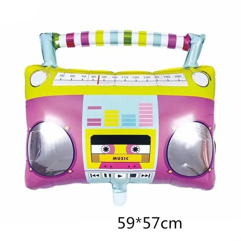 Buy Roller Skate And Radio Balloons Inflatable Radio For 90s Parties ...