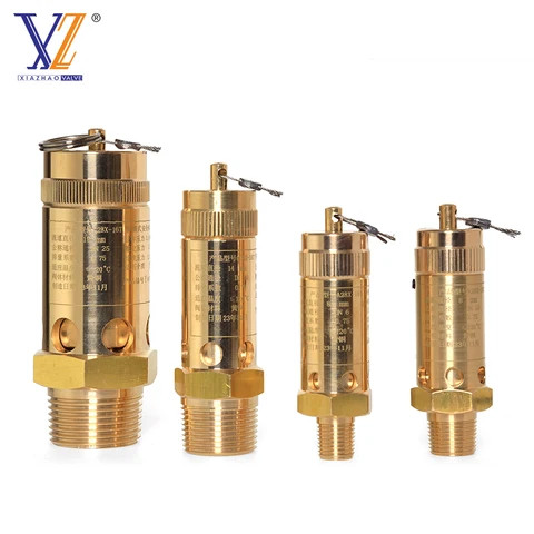Buy Spring Type Industrial Air Compressor Safety Valve Pressure Relief ...