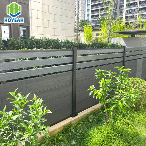 Buy The Outdoor Plastic Wood Fence Is Durable, Weatherproof And Easy To ...