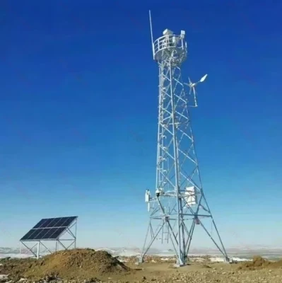 Buy Triangle Free Standing Angle Lattice Galvanized Steel Telecom Tower ...