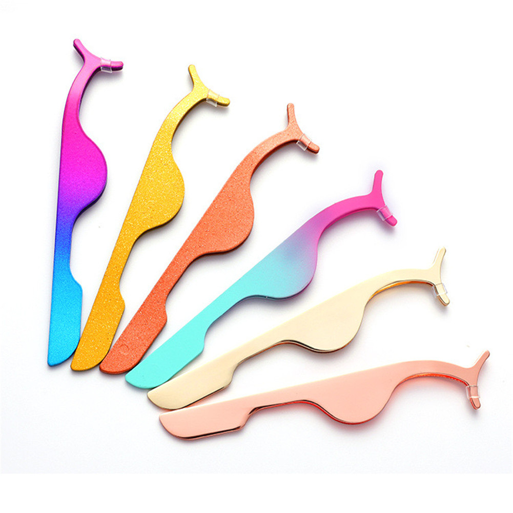 Buy Eyelash Tweezer, Custom Stainless Steel Rose Golden Eyelash ...