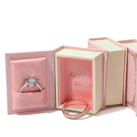 Buy Wholesale Ywm-h01 Luxury Book-shaped Flap Box With Magnet Cardboard ...