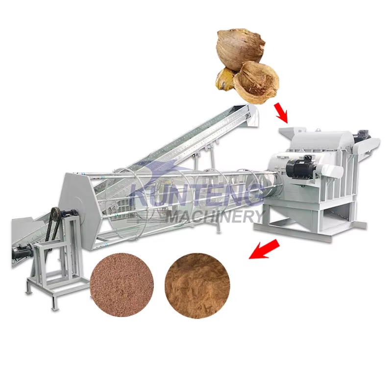 Buy Cocoa Peat Processing Machine Fiber Coconut Fiber Grinding Machine ...