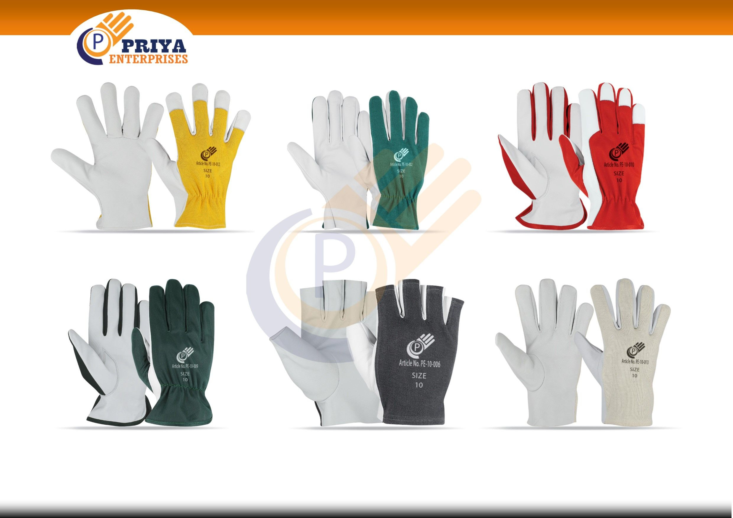 Buy Leather Assembly Working Construction Impact Safety Auto Mechanic ...