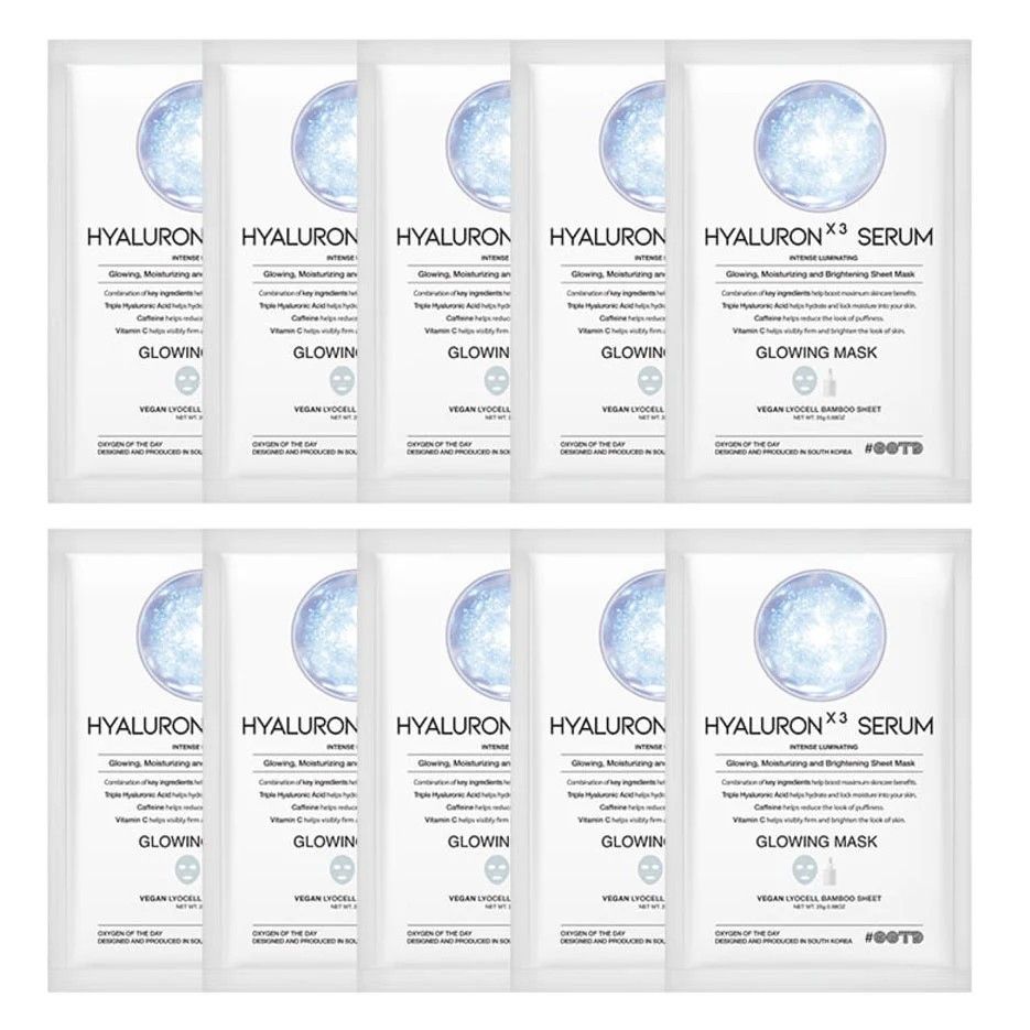 Buy #ootd Triple Hyaluron Acid Serum Glowing Mask from Dunveiled L.L.C ...