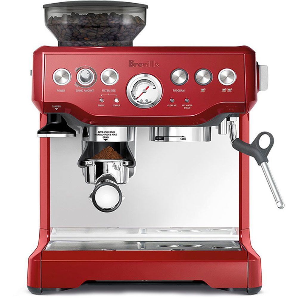 Buy Breville Bes870xl Barista Express In Red from Belmon coffee ...