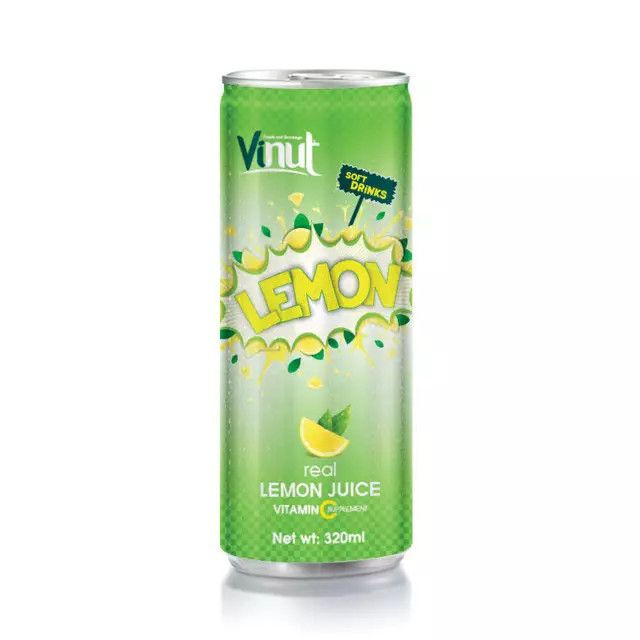 Buy No Sugar Low Fat/320ml Vinut Real Lemon Juice Soft Drink/ Wholesale ...