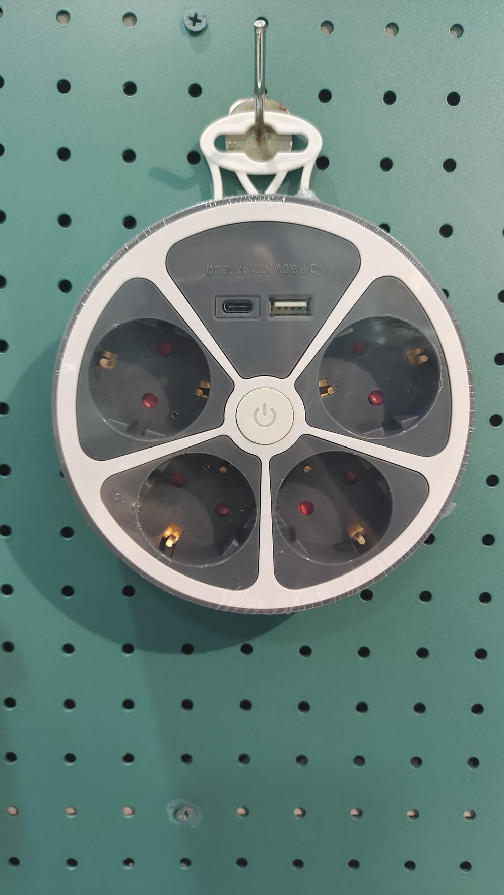 Buy 16a European German Standard 4 Ways Outlets Extension Socket Power ...