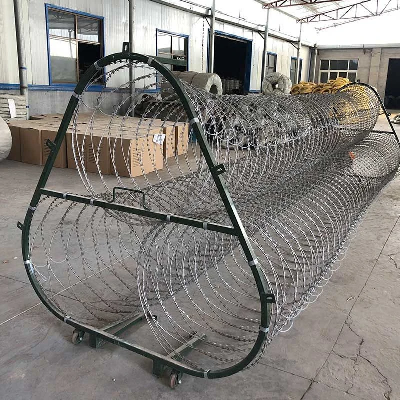 Buy Razor Wire Barrier from Anping County Yujun Metal Mesh Co.,Ltd ...