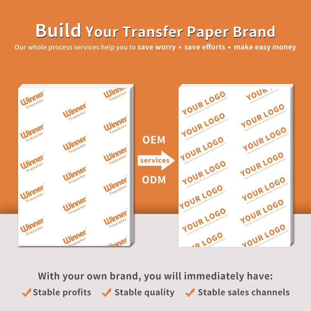 Buy Winner Transfer Backing Paper Customization A4 Laser Heat Transfer ...