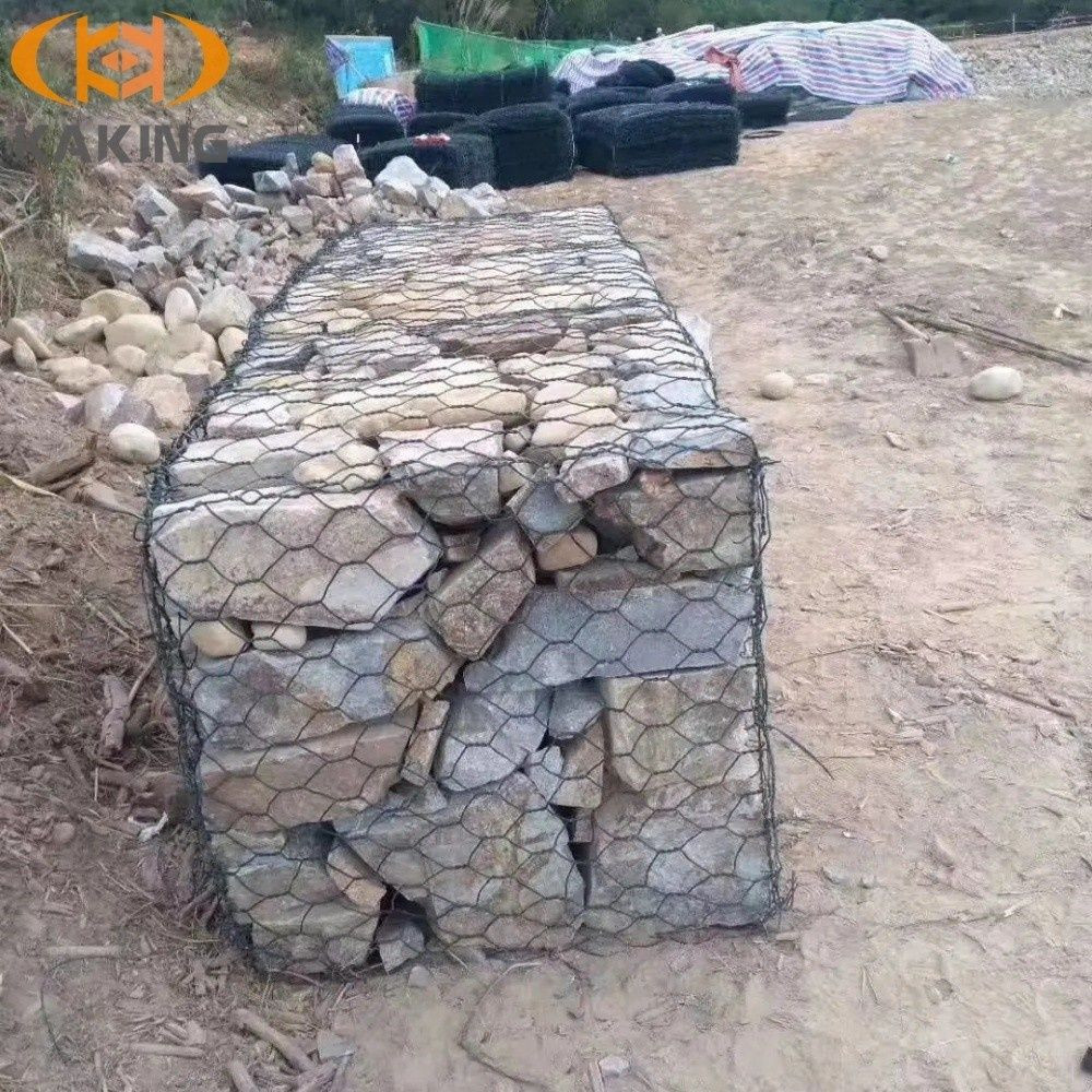 Buy Hexagonal Wire Mesh Gabion Box Gabion Basket Gabion Cage from ...