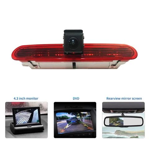 Buy 170-degree 720p 1080p Ahd Flashing Led Rear View Reverse Car Brake ...