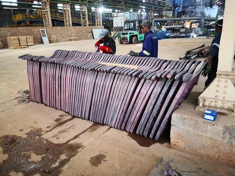 Buy 20 Mould Full-automatic Quantified Wheel Type Copper Anode Casting ...