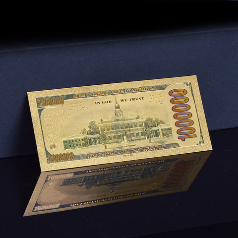 Buy 24k Gold Foil Trump Banknote Trump Dollar Bills Custom Souvenir ...