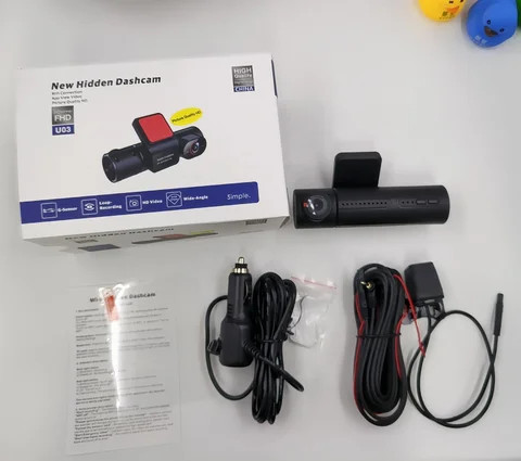 Buy 2k Wifi Dual-lens Driving Recorder White Light Night Vision 2k High ...