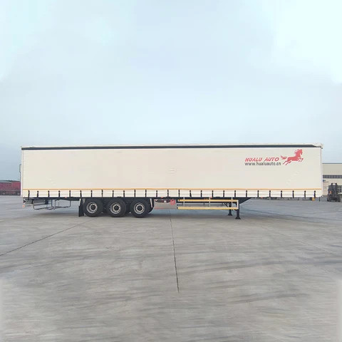 Buy 3 Alex 45ft 53ft Insulated Van Box Reefer Semi Trailer Curtain Side ...