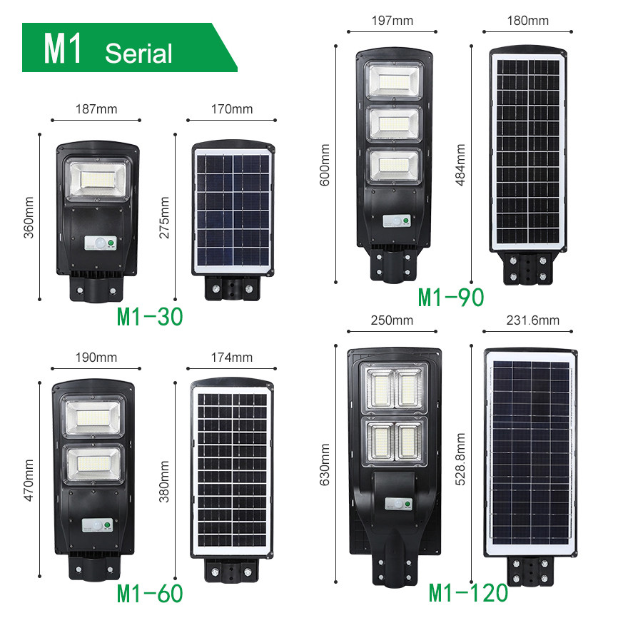 Buy 30w 60w Solar Street Light Akt All In One Solar Street Light Long Lifespan 90w Integrated ...