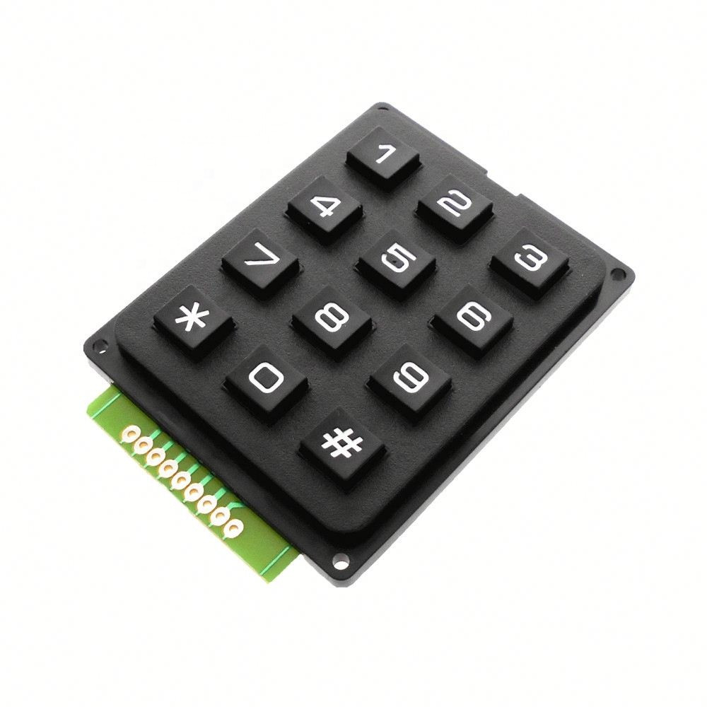 Buy 3x4 Matrix 12 Keys Switch Keypad 3x4 Matrix Keyboard from Shenzhen ...