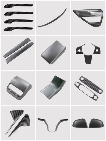 Buy Accessories Decoration Performance R Style Carbon Fiber Spoiler ...