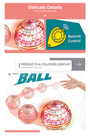 Buy Amazon Hot Selling Flying Ball Hand Control Drone Spinner Toy Ufo ...